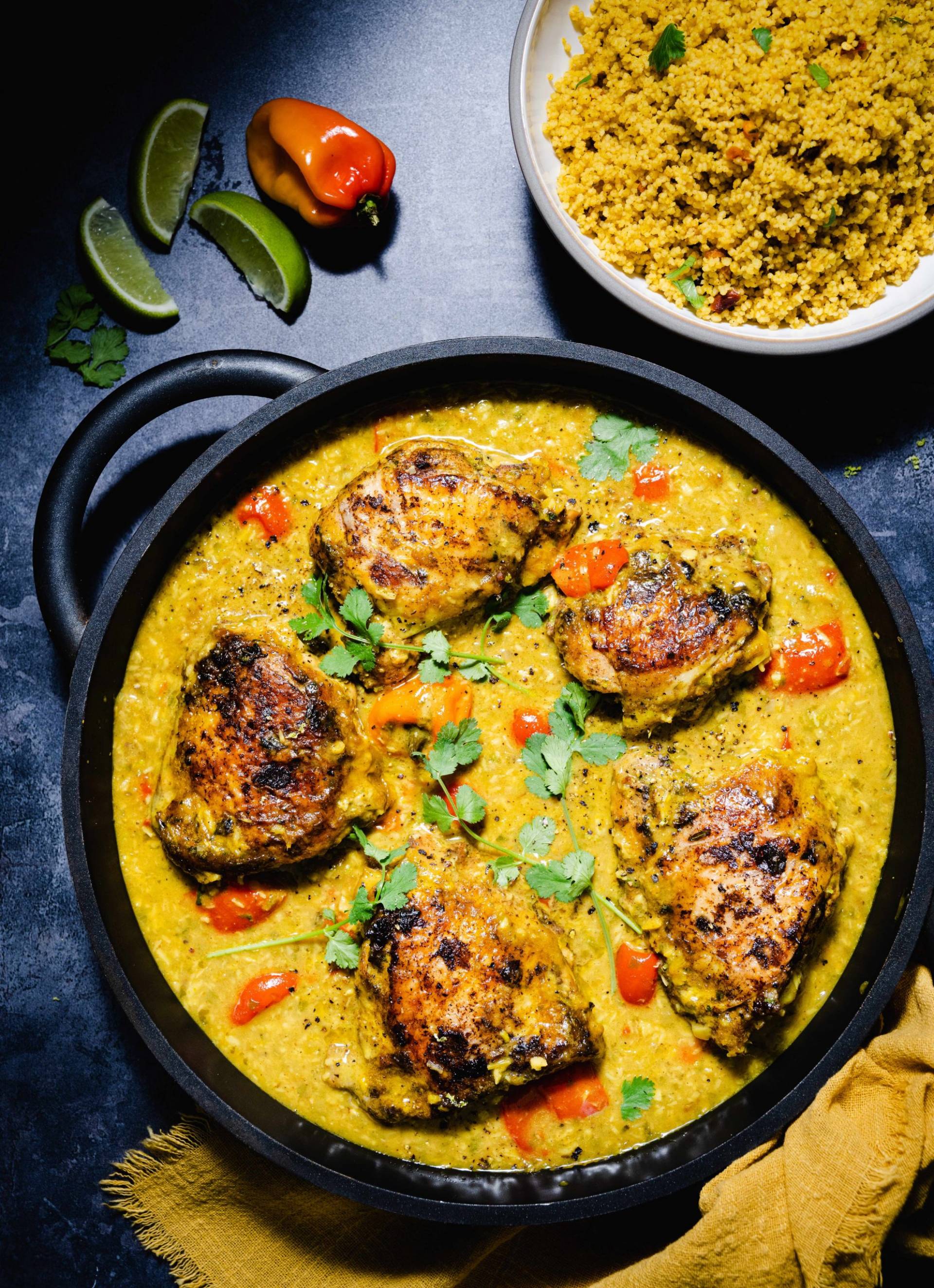 Caribbean Chicken Coconut Curry - The Good Life Chef