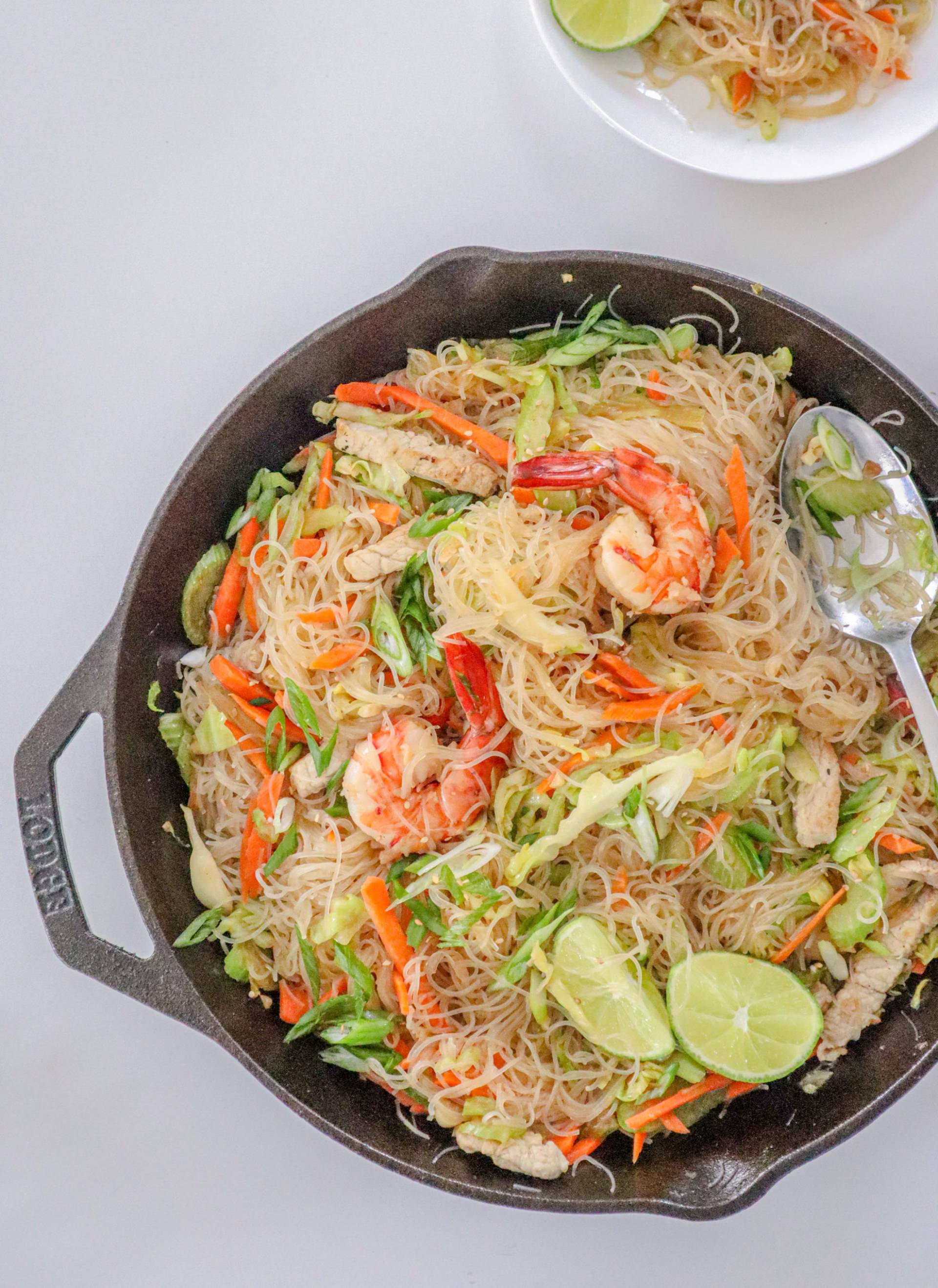 Shrimp Pancit - The Good Life Chef