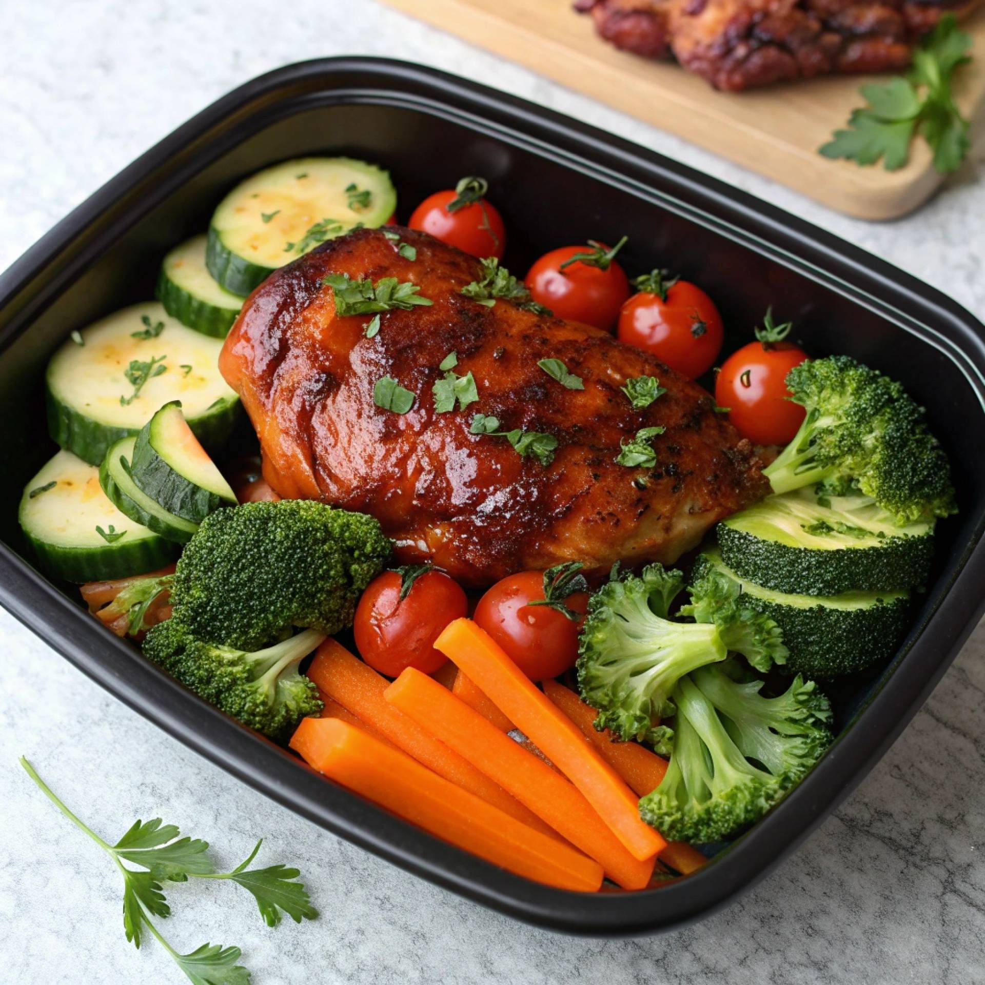 Sweet n Spicy Sticky Chicken - LOW CARB - The Good Life Chef